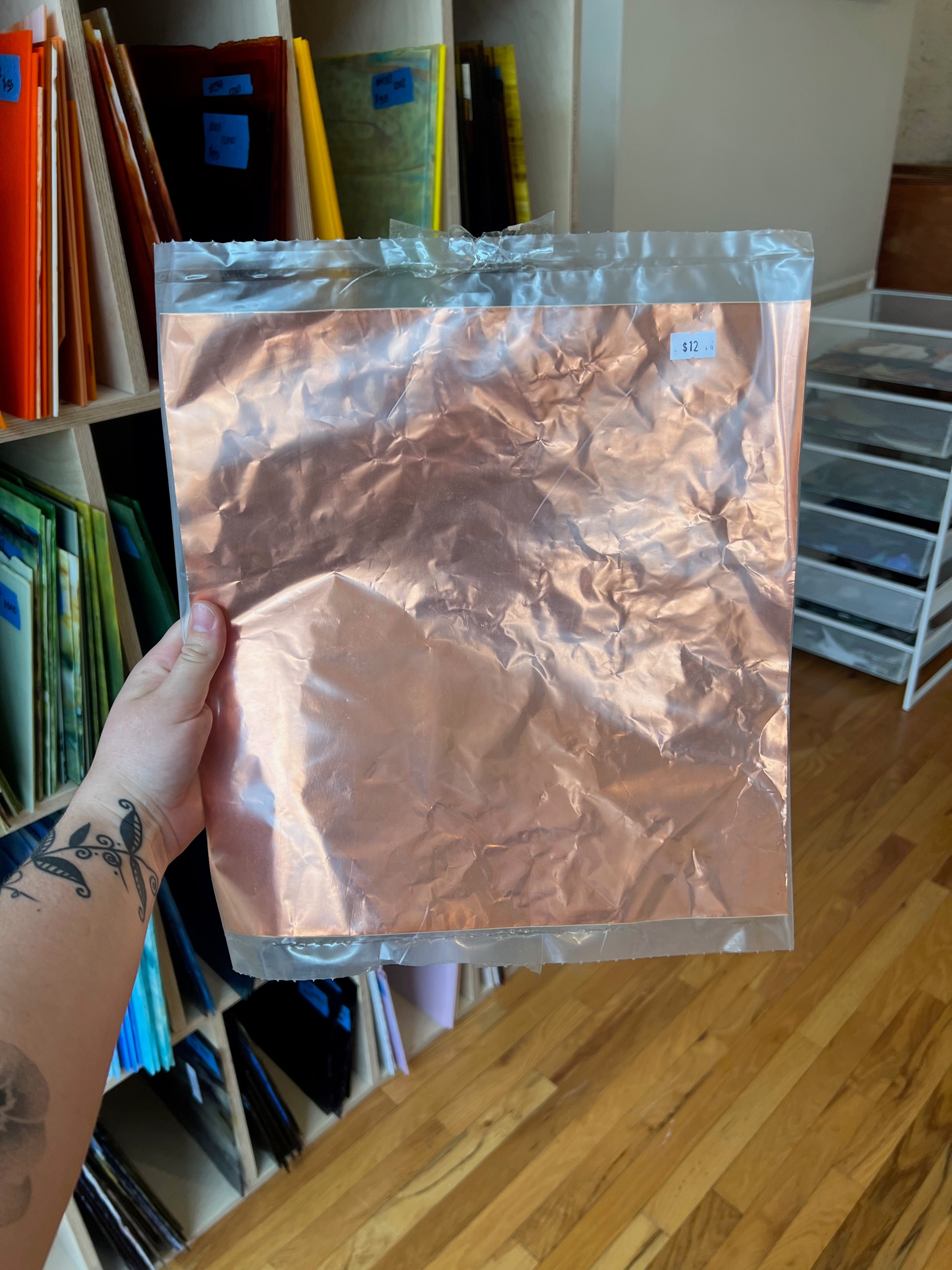 Copper Foil Overlay – Flan's Glass